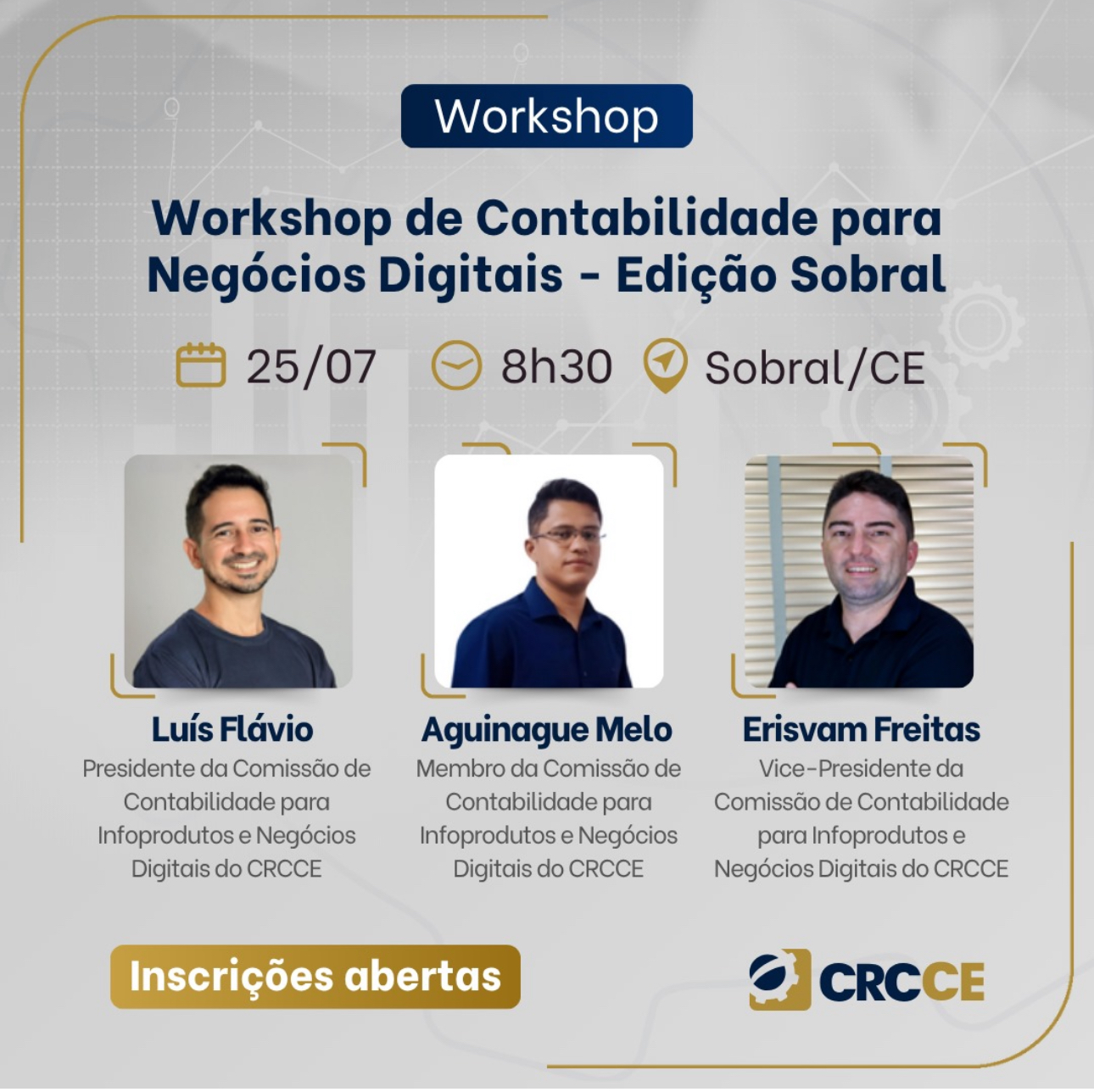 CRCCE promove Workshop sobre Contabilidade para Negócios Digitais em ...
